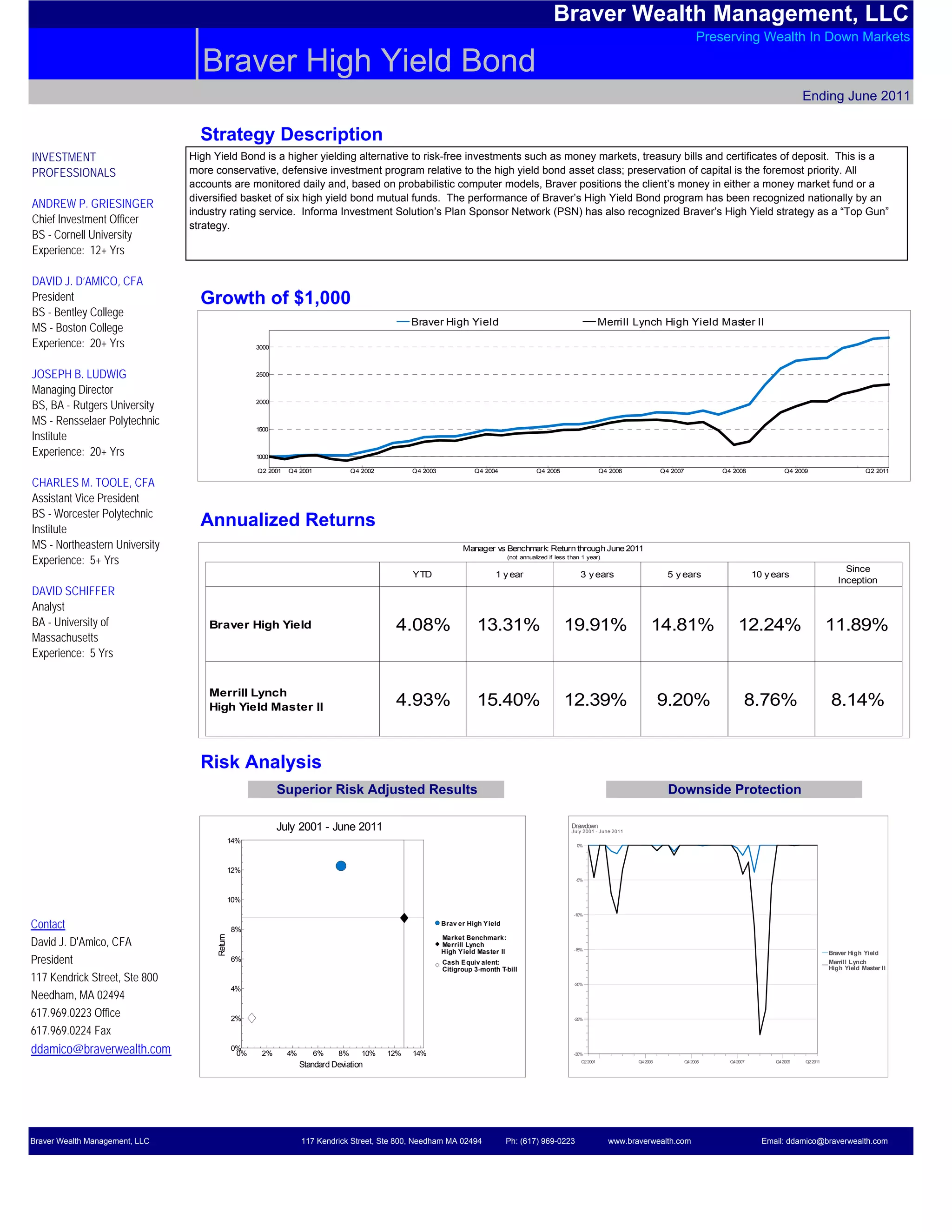 High Yield Bond Factsheet | PDF
