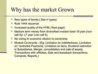 High Yiled Bonds And Beyond | PPT