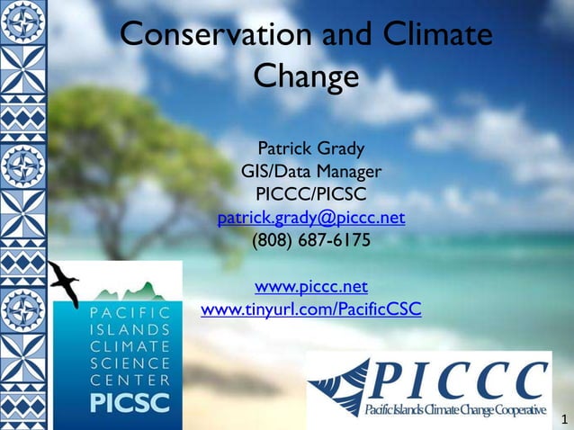 Conservation and Climate Change | PPT