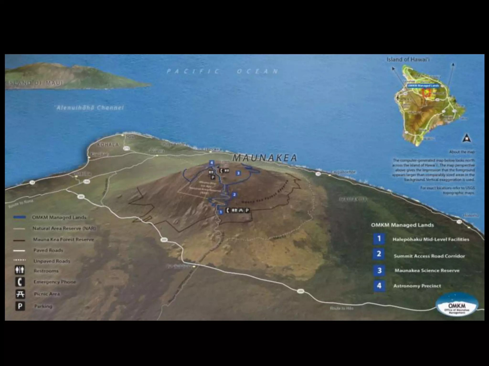 3D Landscape Maps for University Managed Lands on Maunakea | PPT
