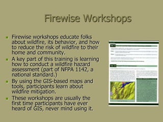 Using GIS to Teach Wildfire Safety | PPT