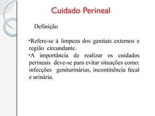 cuidados de enfermagem na higiene corporal do paciente | PPTX
