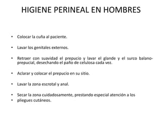 Higiene perineal | PPTX