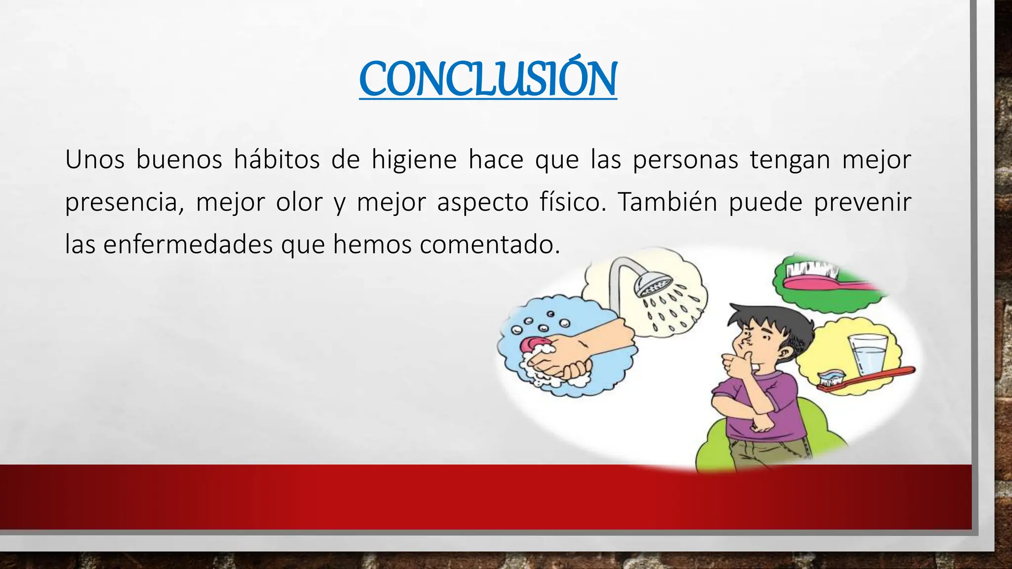Higiene personal, beneficio de una buena higiene y factores de riesgo ...
