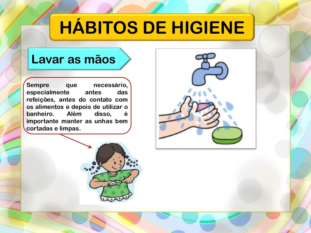 Slide Sobre Higiene Pessoal - BRAINCP