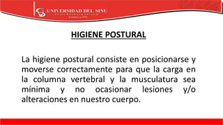 Higiene postural fisioterapia | PDF