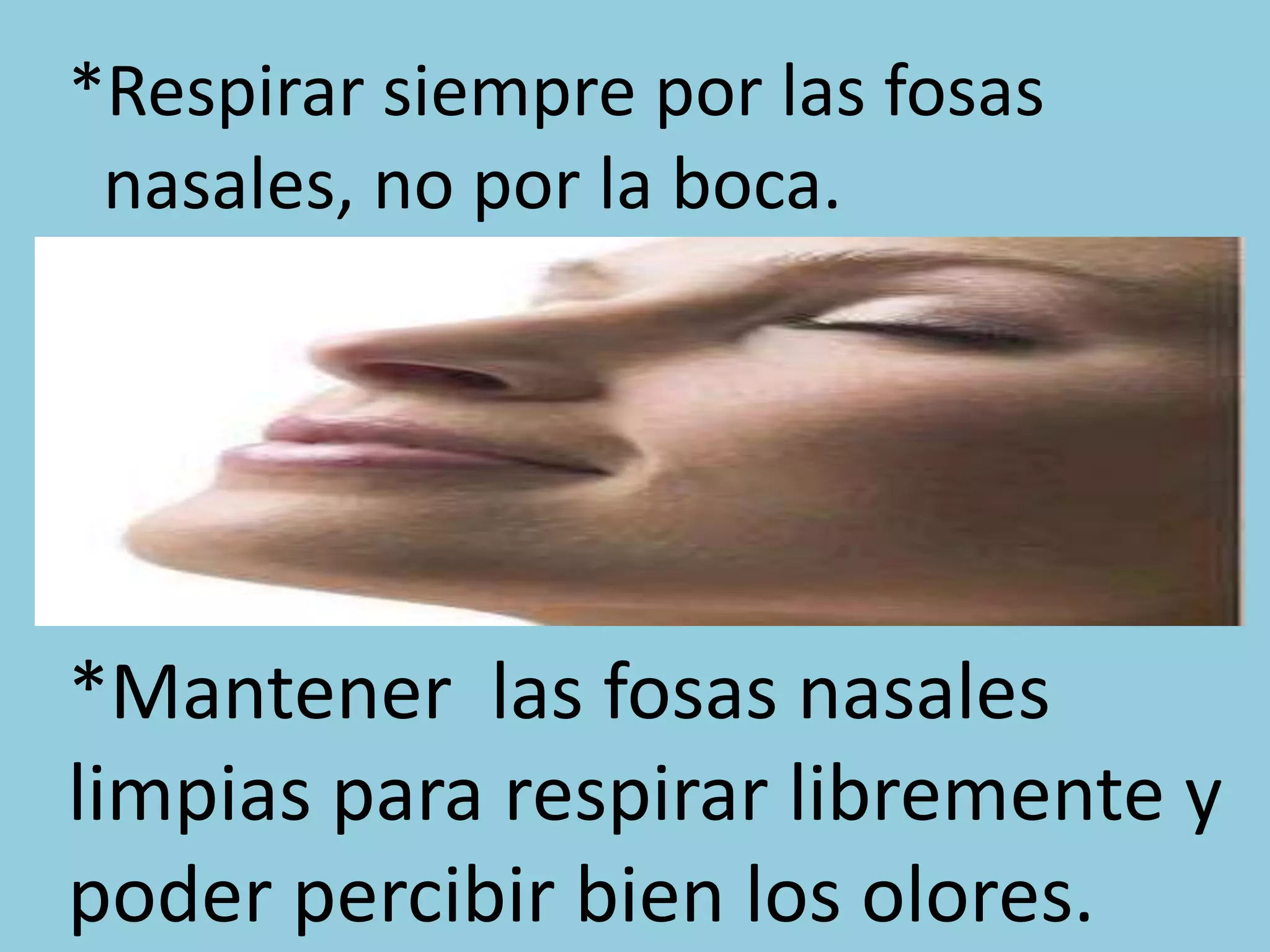 Higiene y cuidado del olfato | PPTX