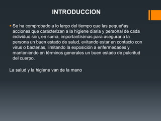 Higiene y salud | PPTX