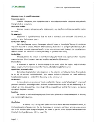 Health Insurance guide | PDF