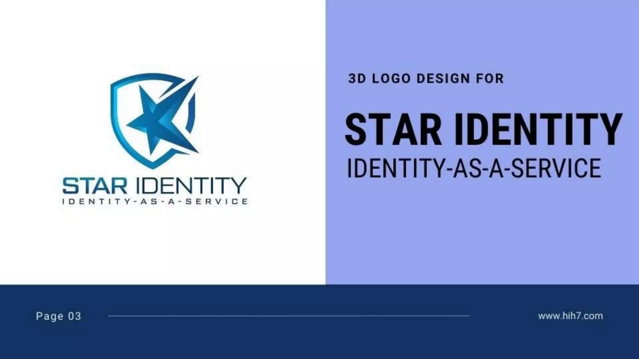 Creative and Unique 3D Logo Design | PPTX