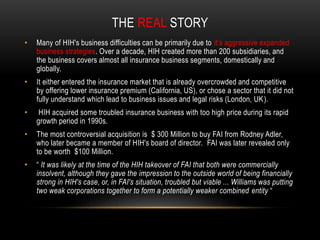 corporate failure for HIH insurance | PPTX