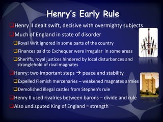 Henry II and England | PPT