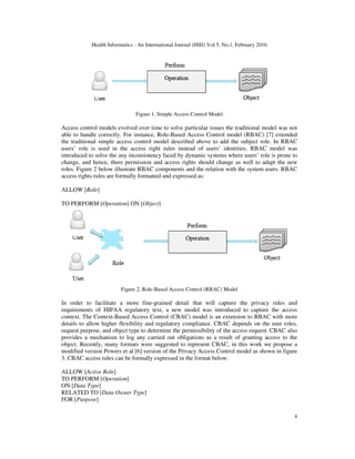 A FRAMEWORK FOR EXTRACTING AND MODELING HIPAA PRIVACY RULES FOR HEALTHCARE APPLICATIONS | PDF