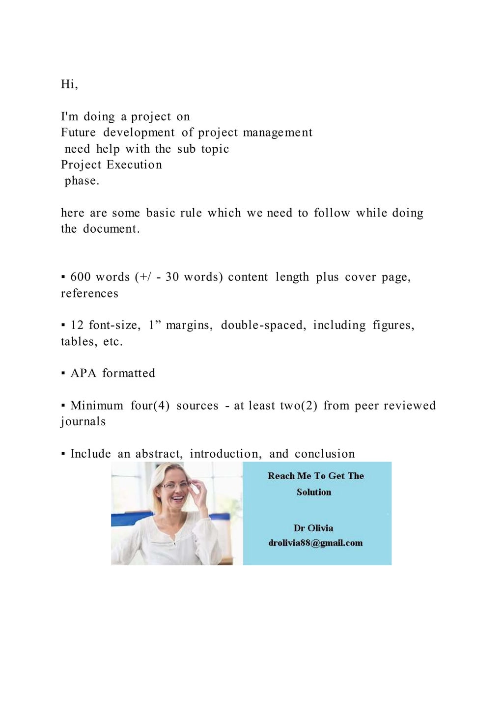 Hi,Im doing a project on Future development of project manage | DOCX