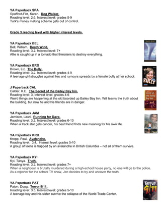 High Interest - Low Vocabulary | PDF | Free Download