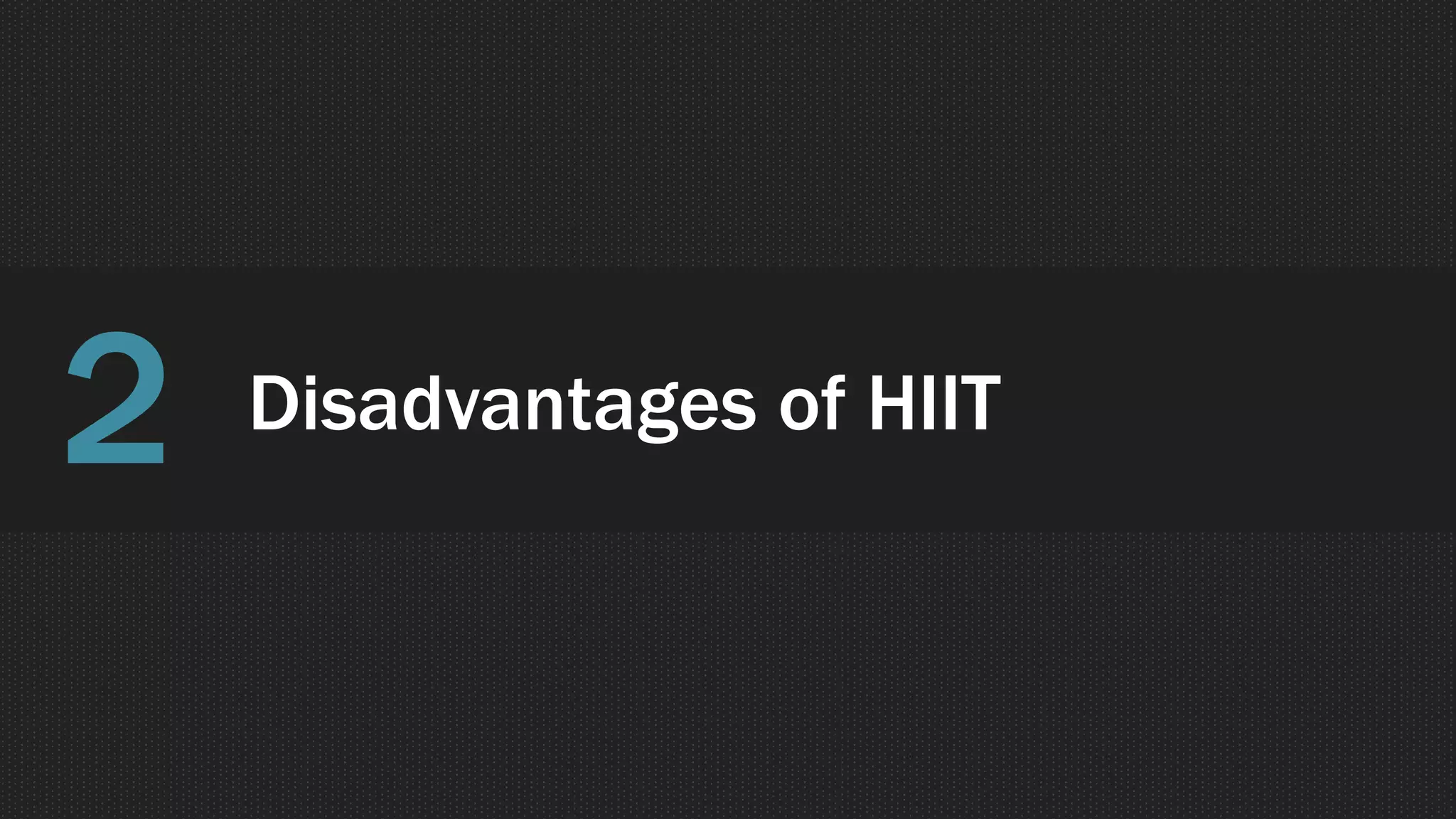 HIGH INTENSITY INTERVAL TRAINING (HIIT) | PPTX