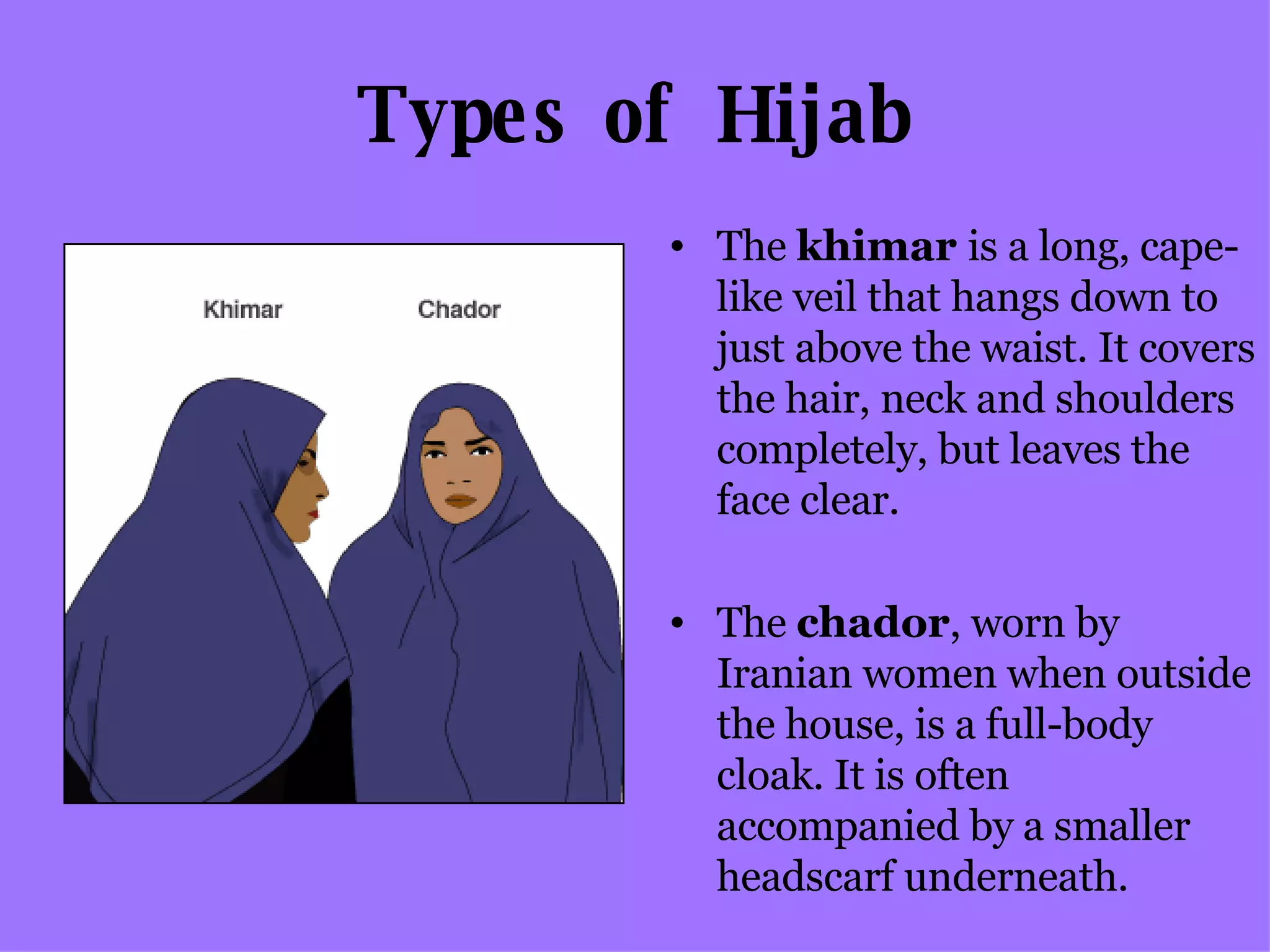 Hijab Nijab Veil Burqa Muslim Head Scarves | PPT
