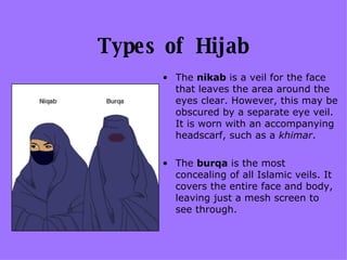Hijab Nijab Veil Burqa Muslim Head Scarves | PPT