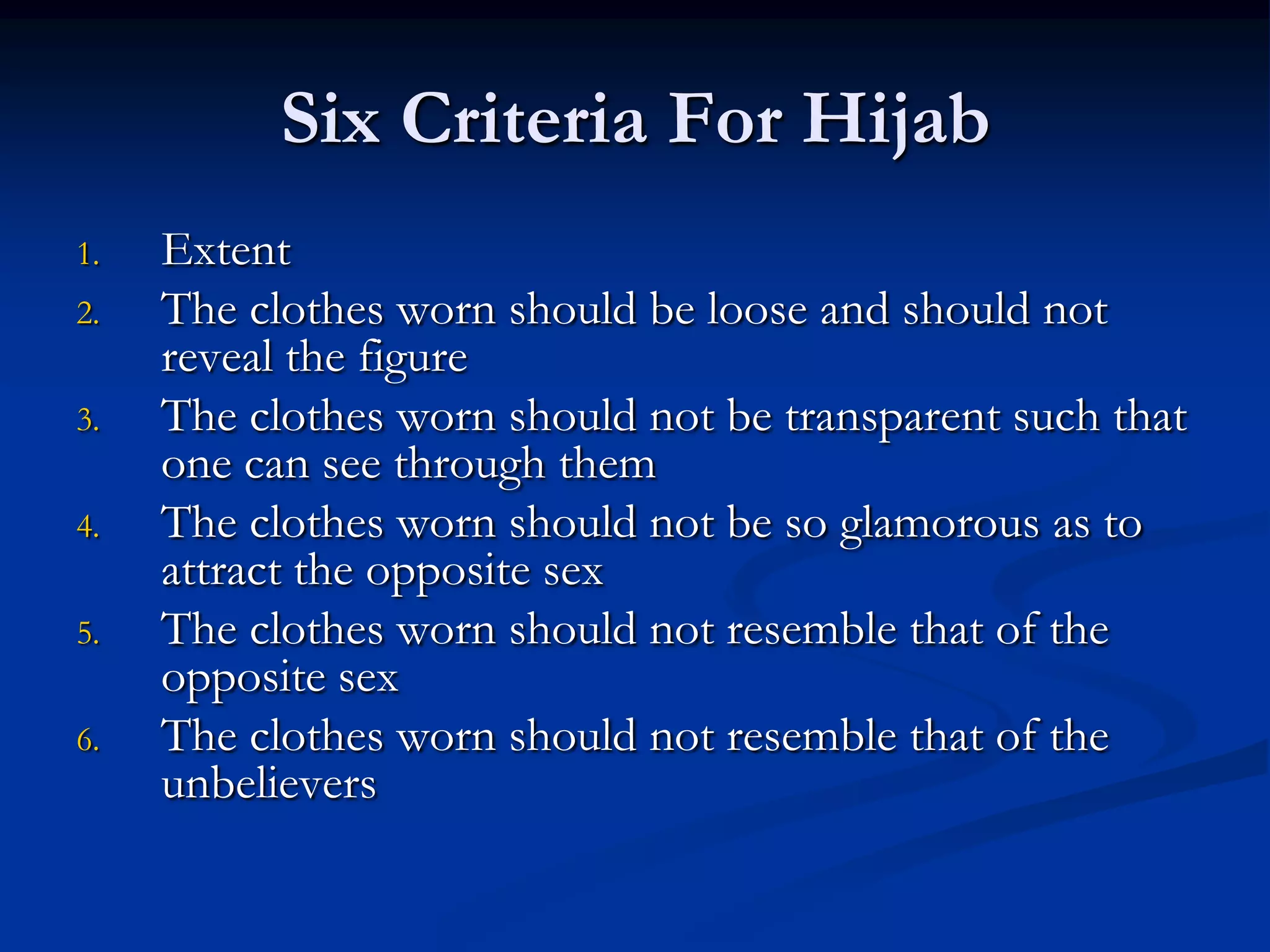 Hijab and parda in islam | PPTX
