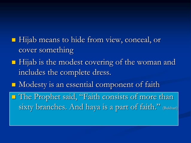 Hijab and parda in islam | PPTX
