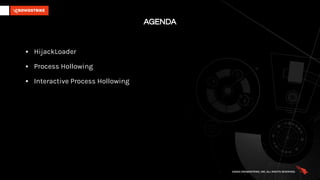HijackLoader Evolution: Interactive Process Hollowing | PDF