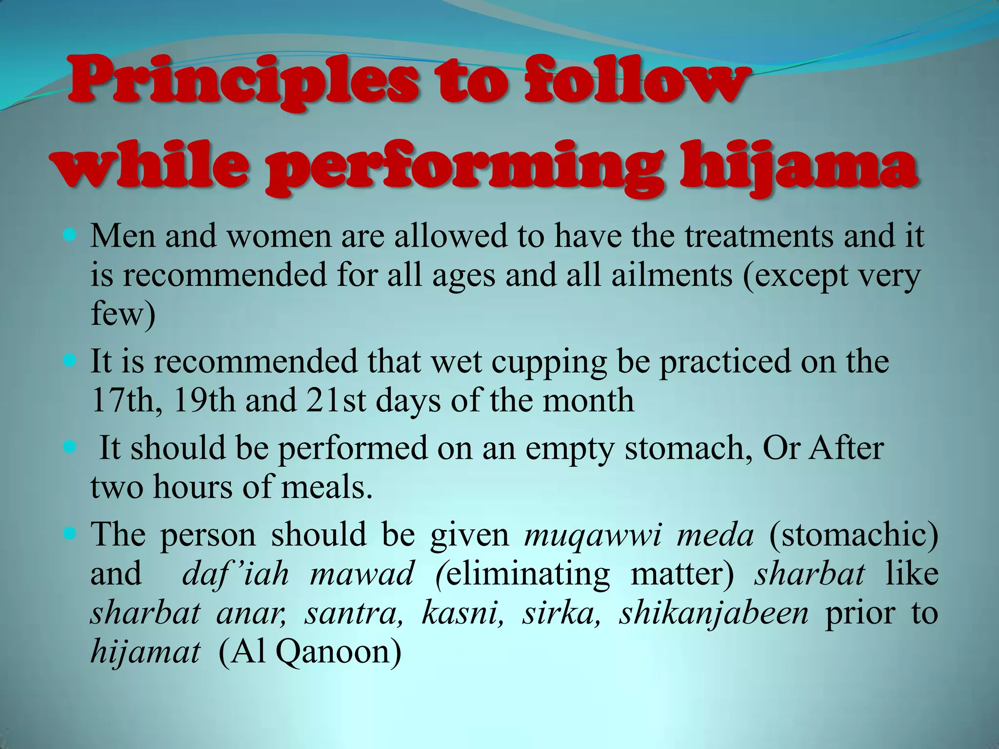 Hijama (cupping) therapy - an overview by DR MOHD SHAHID (MD) | PPTX
