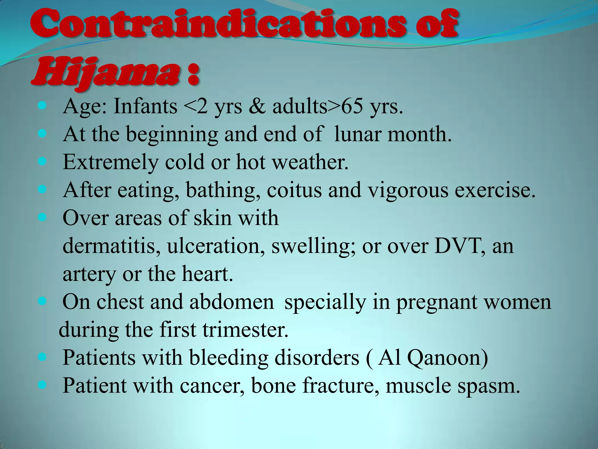 Hijama (cupping) therapy - an overview by DR MOHD SHAHID (MD) | PPTX