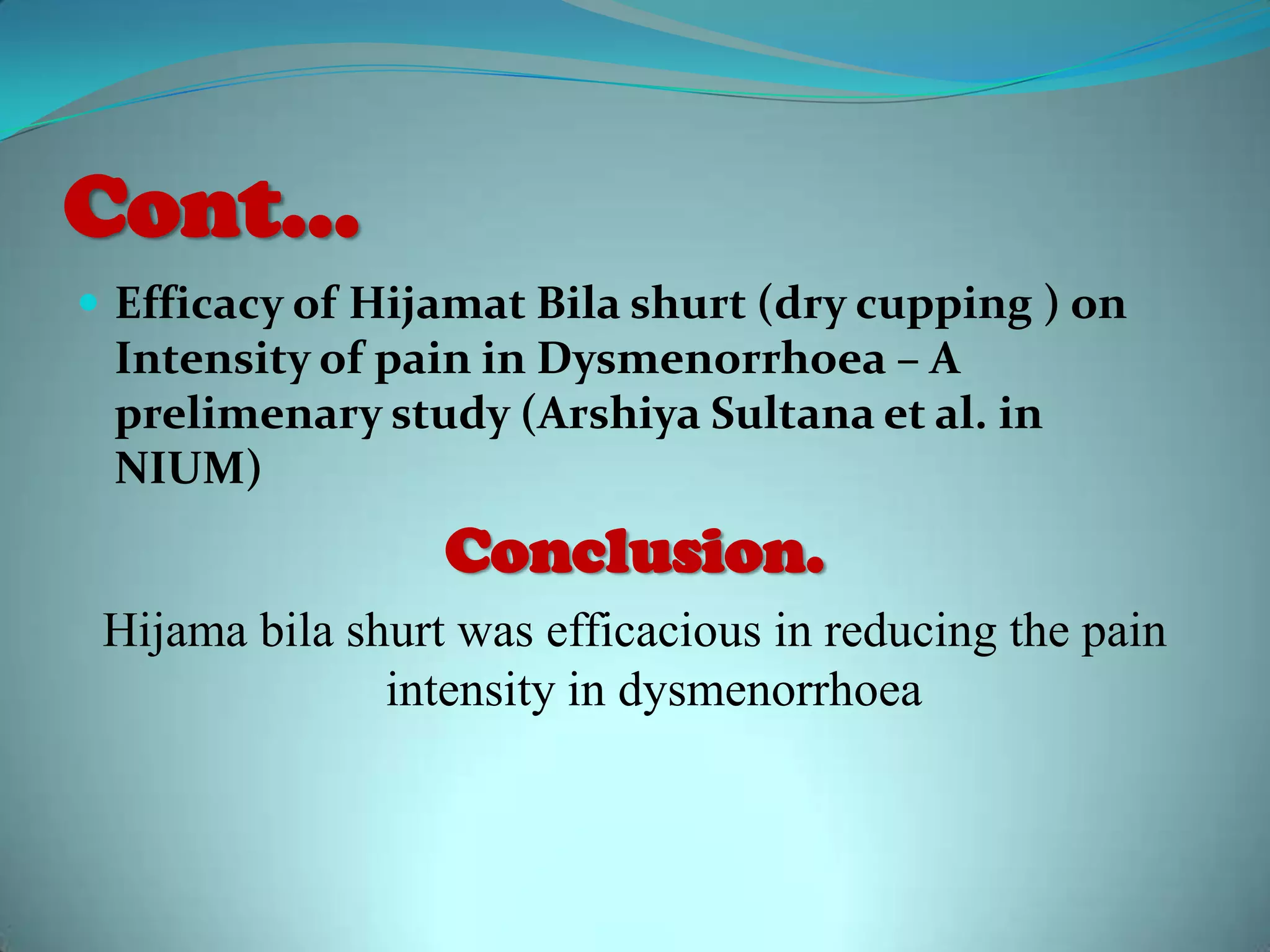 Hijama (cupping) therapy - an overview by DR MOHD SHAHID (MD) | PPTX