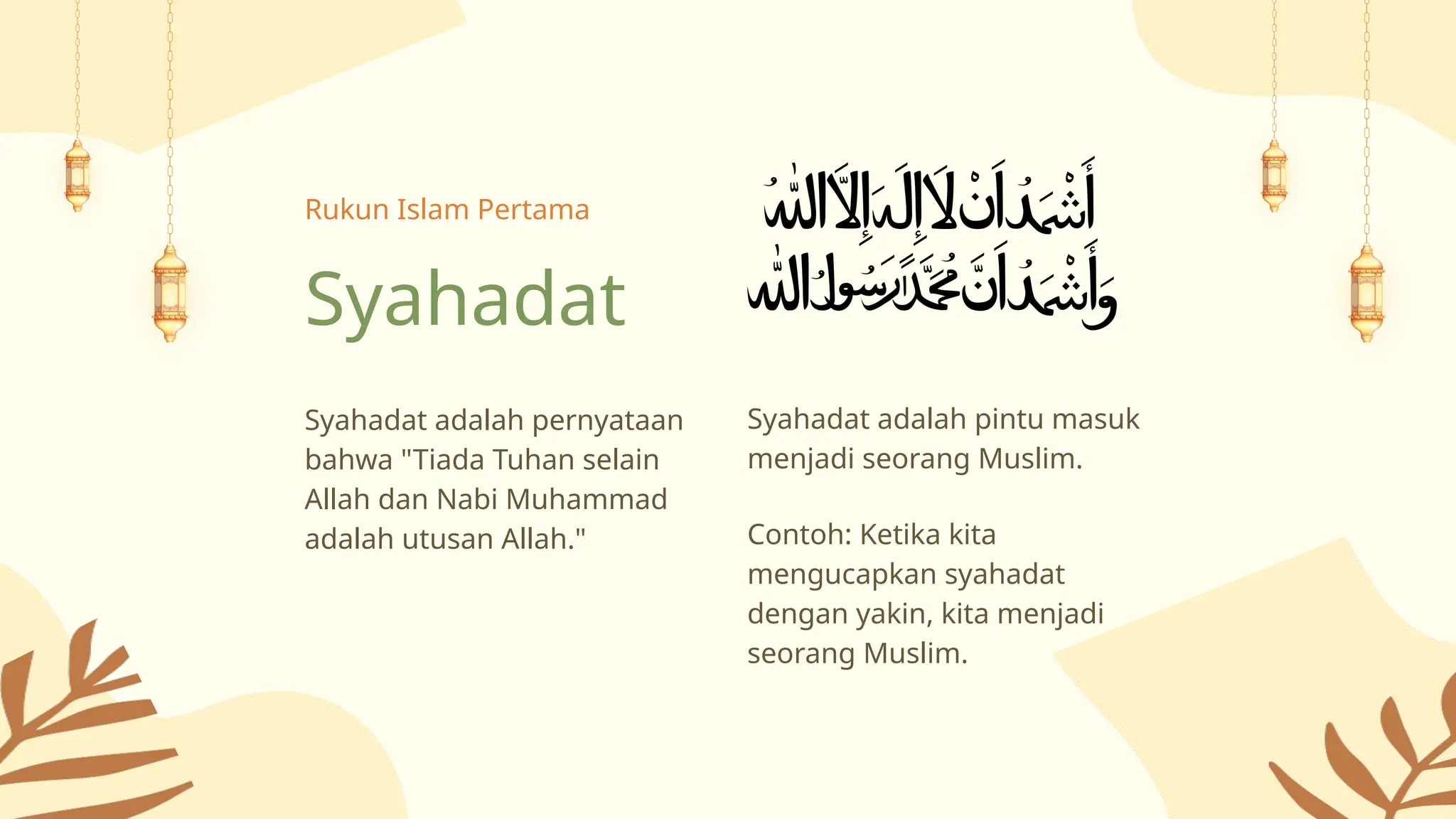 HIjau dan Kuning Ilustrasi Yuk Mengenal Rukun Islam Presentasi.pptx