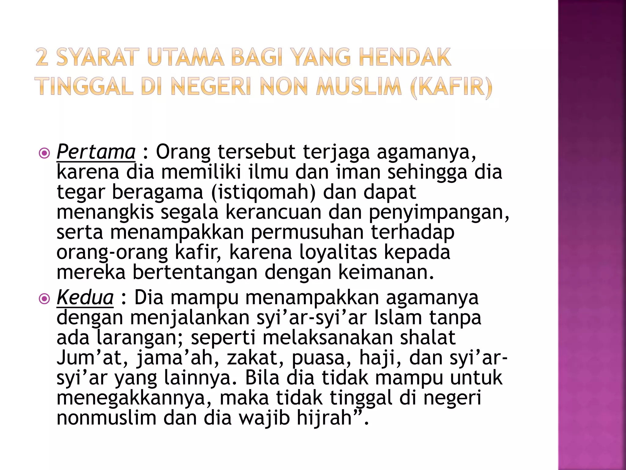 Makna Hijrah dan Fungsinya dalam Dunia Modern | PPTX