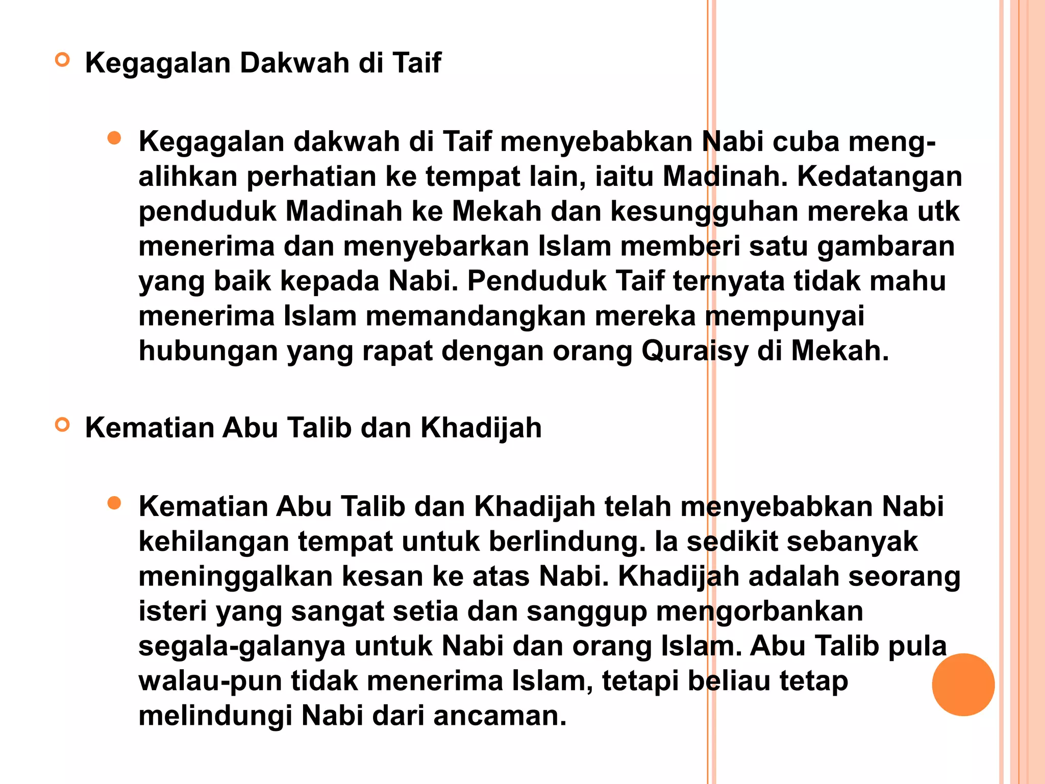 HIJRAH NABI MUHAMMAD SAW KE MADINAH | PPT