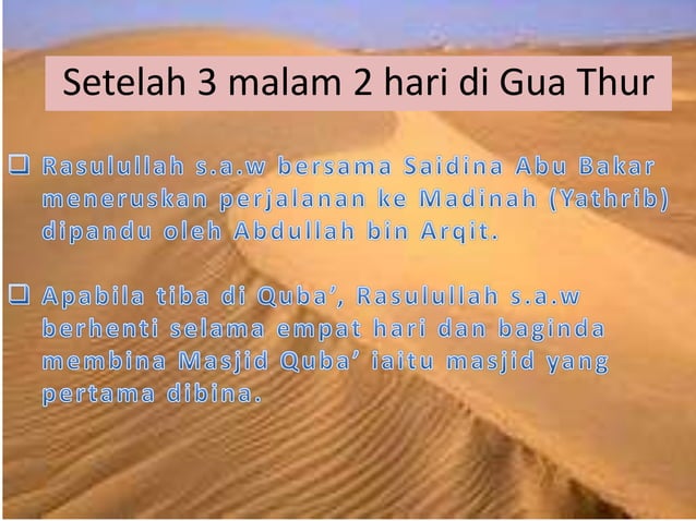 Hijrah nabi | PPTX