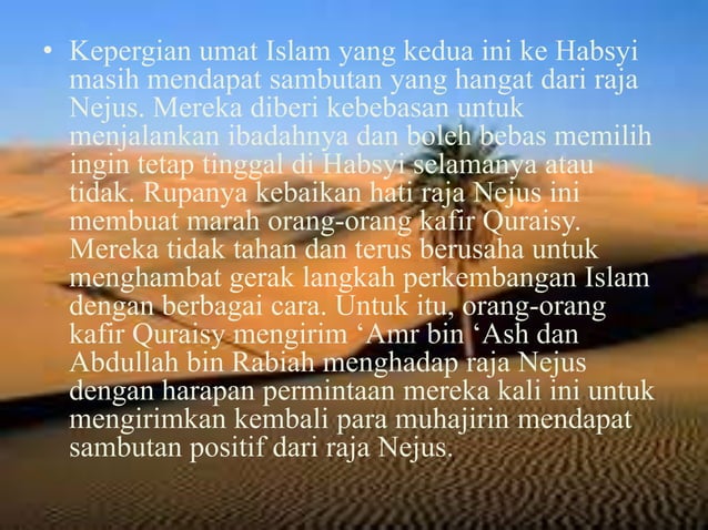 Hijrah Nabi Muhammad Ke Madinah | PPTX