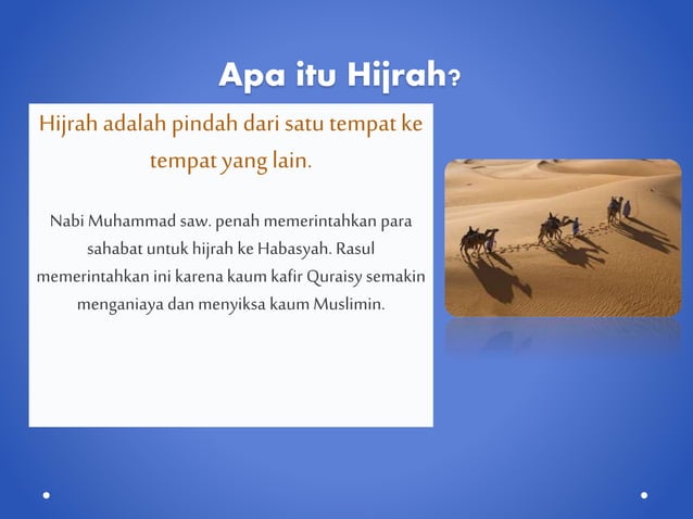 Hijrah sahabat ke Habasyah | PPTX
