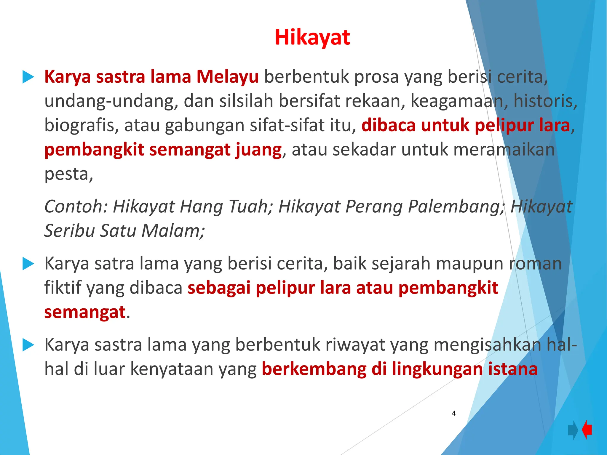 PEMBELAJARAN SASTRA KLASIK (TEKS HIKAYAT ) | PPT