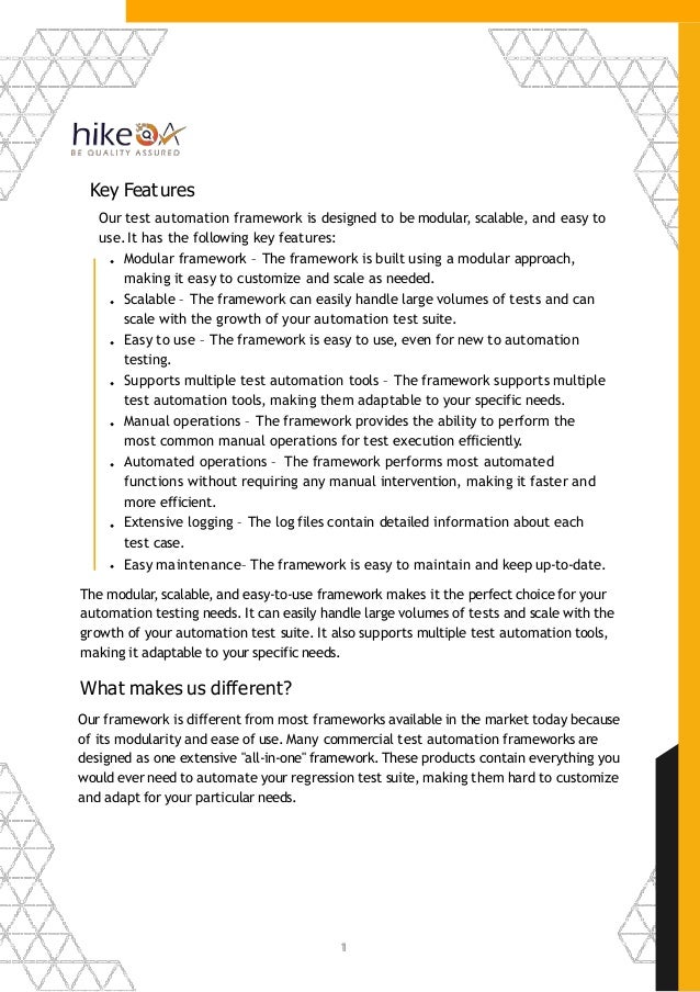 Hike Qa Test Automation Framework Pdf 2912