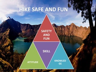 MATERI PENDAKI GUNUNG PEMULA HIKE SAFE AND FUN.pptx