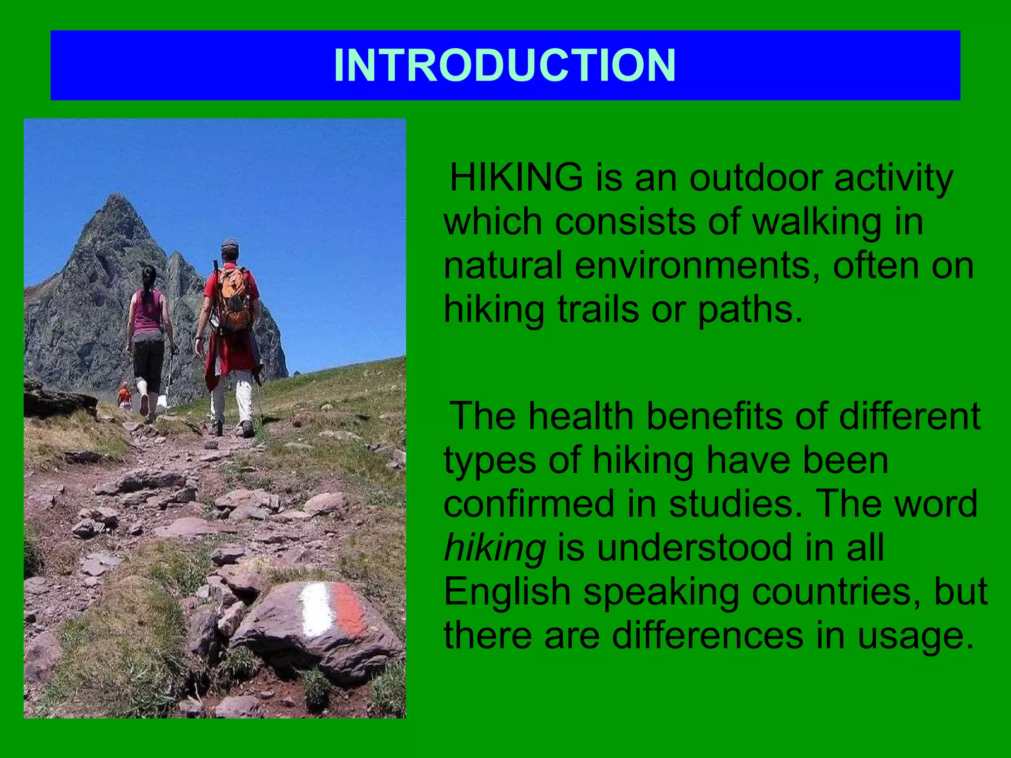 Hiking | PPT