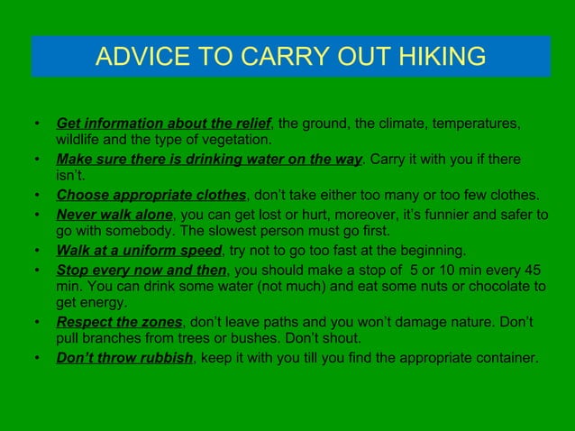 Hiking | PPT