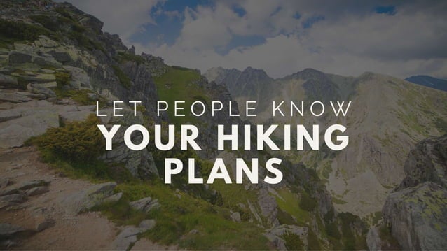 15 Essential Tips For A Successful Hike | PPTX