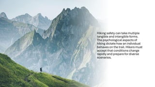Hiking Safety Best Practices - pdf presentation | PDF