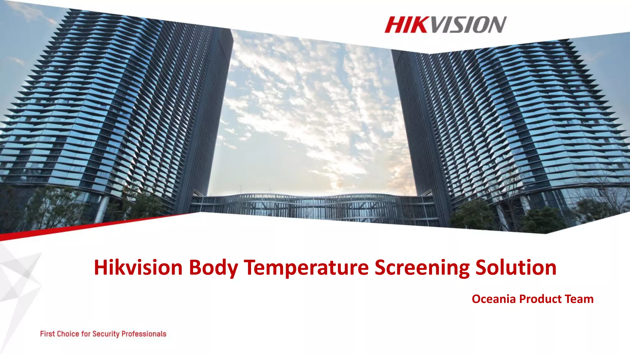 Hikvision thermal body temperature solution- Fever Screening | PDF