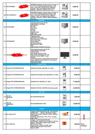 Hikvision updated price 2021- Up to 15% Instant Commision 01717-264314 ...