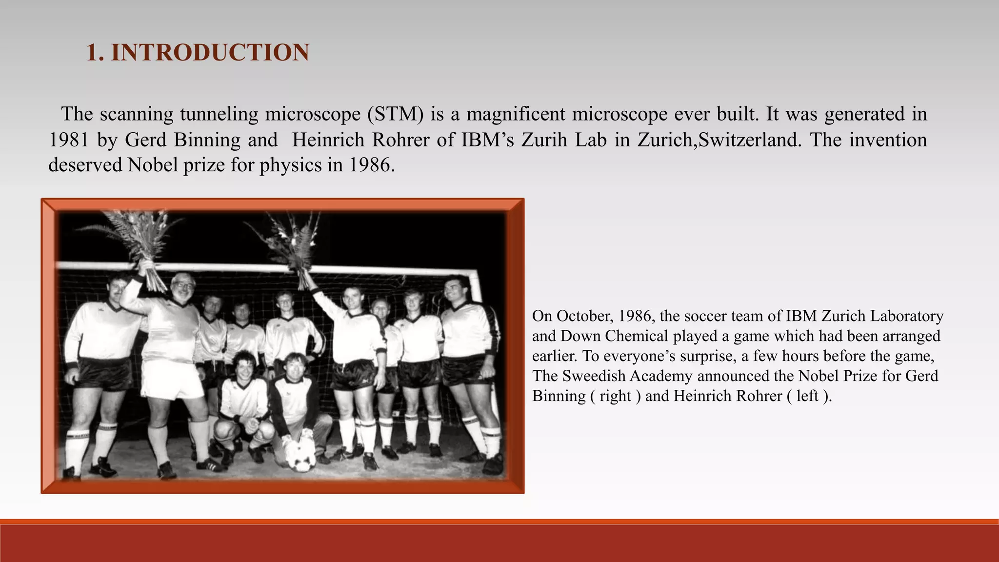 Scanning Tunneling Microscope | PPTX