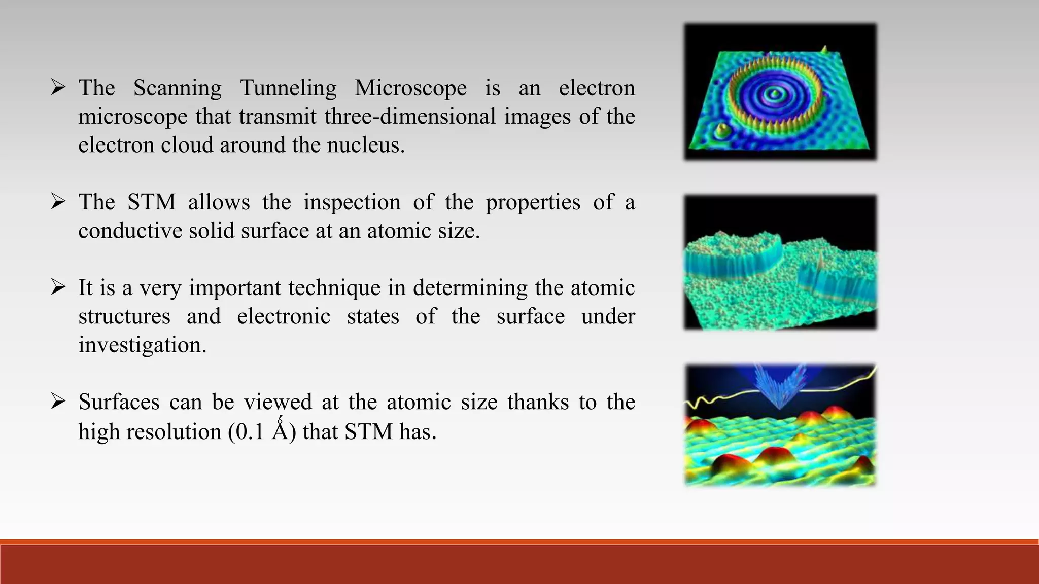 Scanning Tunneling Microscope Pptx