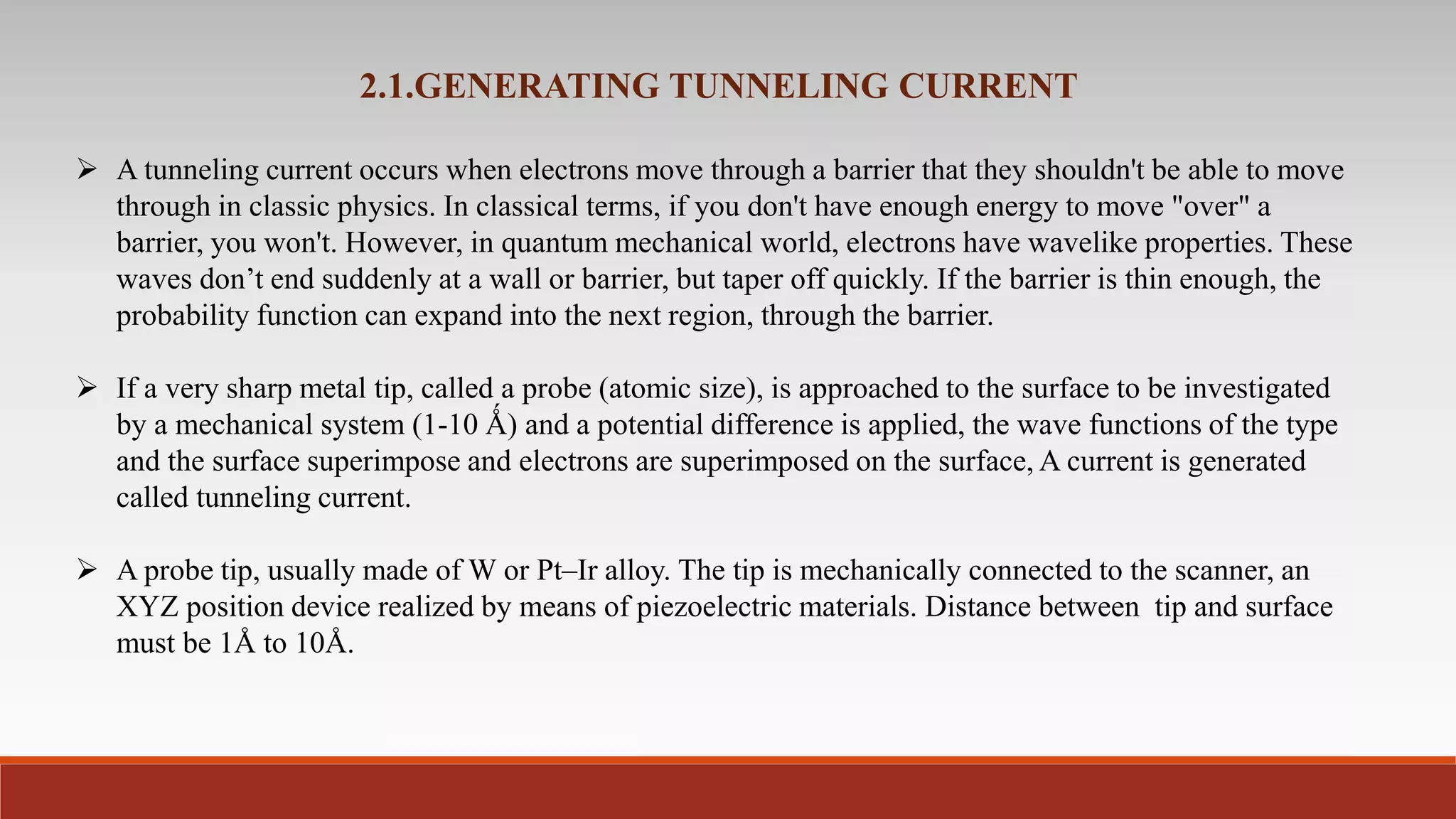 Scanning Tunneling Microscope | PPTX