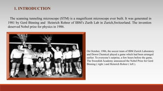 Scanning Tunneling Microscope | PPTX