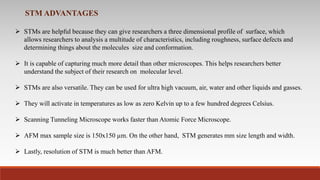 Scanning Tunneling Microscope | PPTX