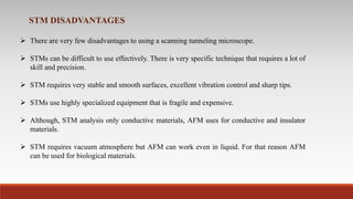 Scanning Tunneling Microscope | PPTX