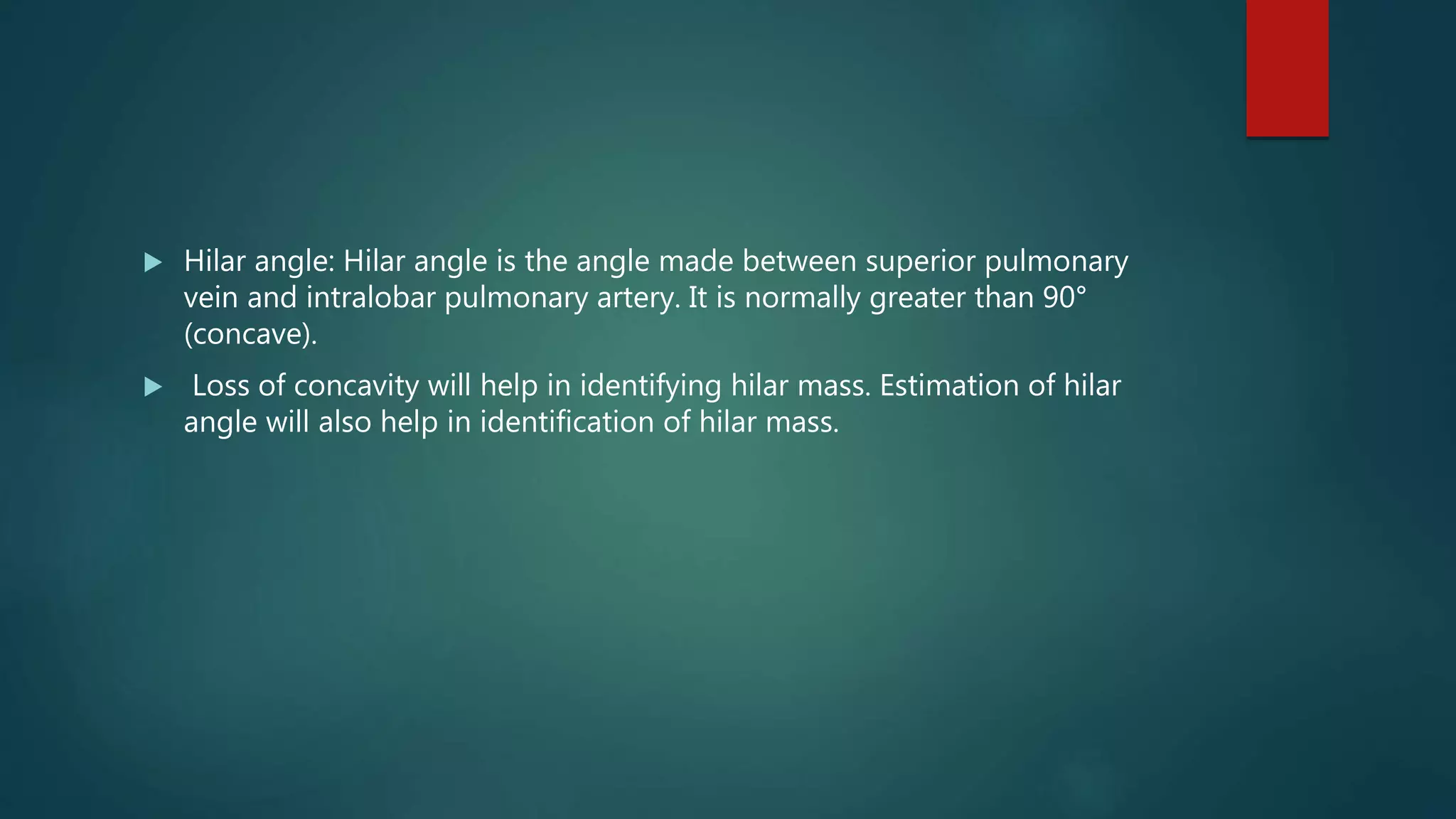 Hilar enlargement radiology | PPTX